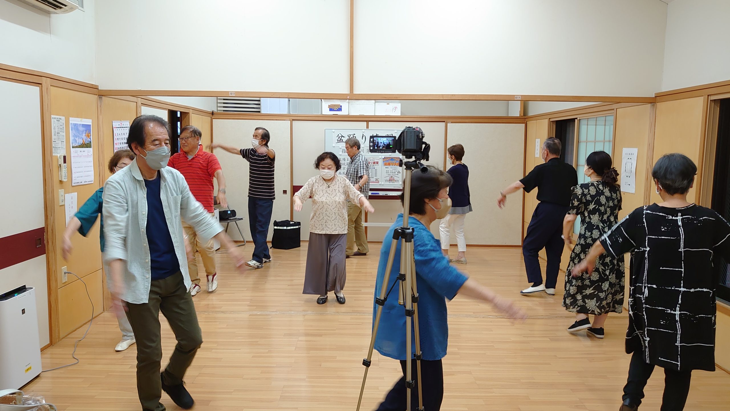 盆踊り練習の様子 – 八王子市片倉町会のホームページ